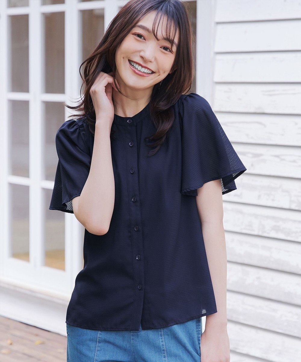 【セットアップ対応・洗える】シアーチェックブラウス / Tiaclasse L | ファッション通販 【公式通販】オンワード・クローゼット