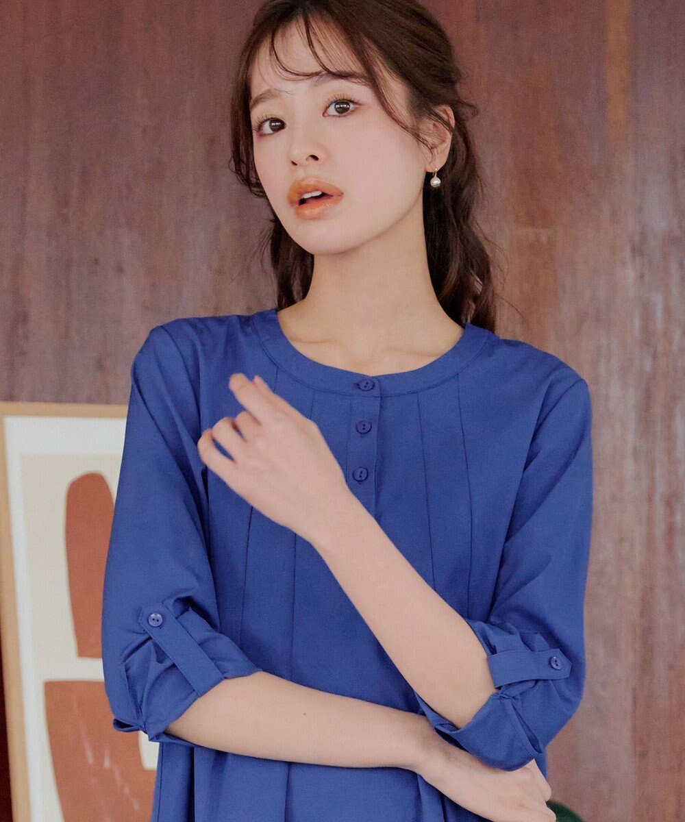 【洗える】ランダムタックチュニックワンピ―ス / Tiaclasse L | ファッション通販 【公式通販】オンワード・クローゼット