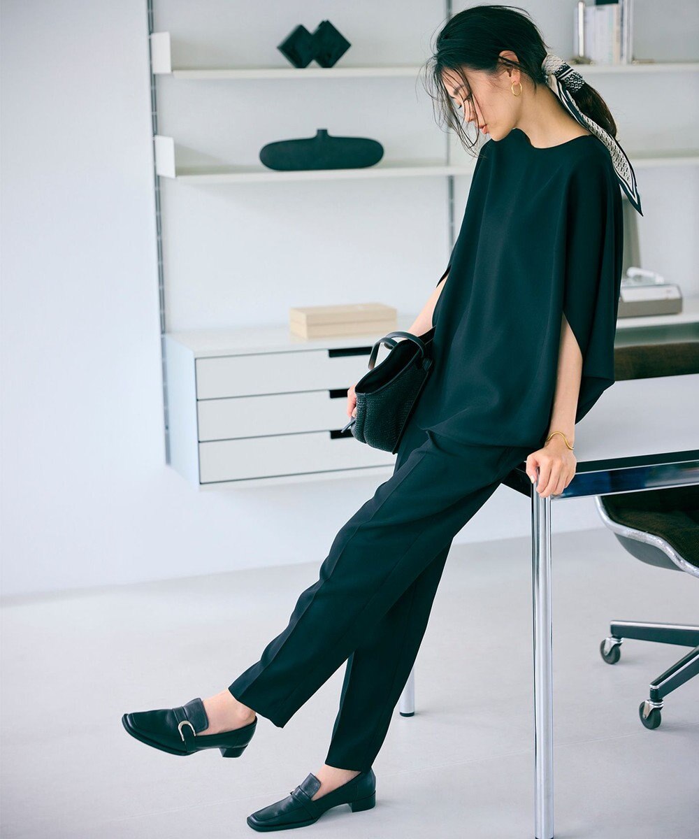 【接触冷感・UVケア・速乾・洗える】 FluidBackSatin ドルマンスリーブブラウス / ICB L | ファッション通販 【公式通販】オンワード・クローゼット