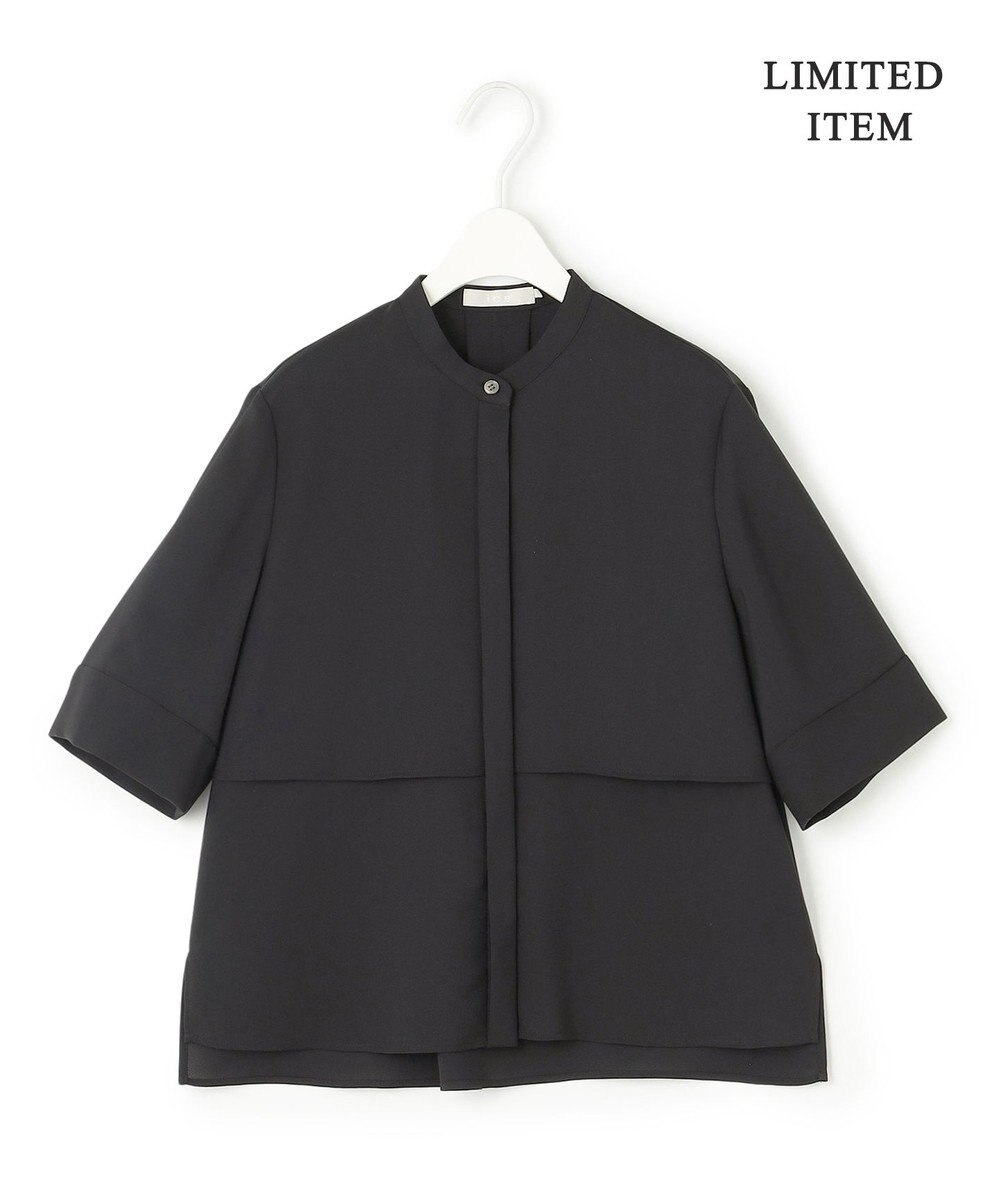 【WEB限定・接触冷感・UVケア・吸水速乾・防シワ・洗える】 ドレープツイル クロップドシャツ / ICB L | ファッション通販 【公式通販】オンワード・クローゼット