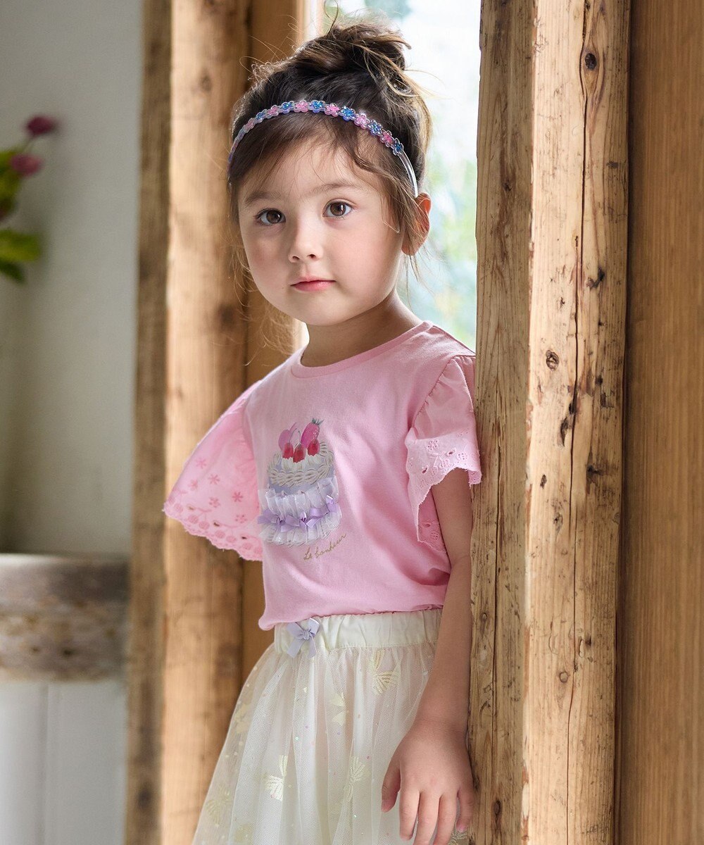 袖レース ケーキプリント Tシャツ / ANY KIDS | ファッション通販 【公式通販】オンワード・クローゼット