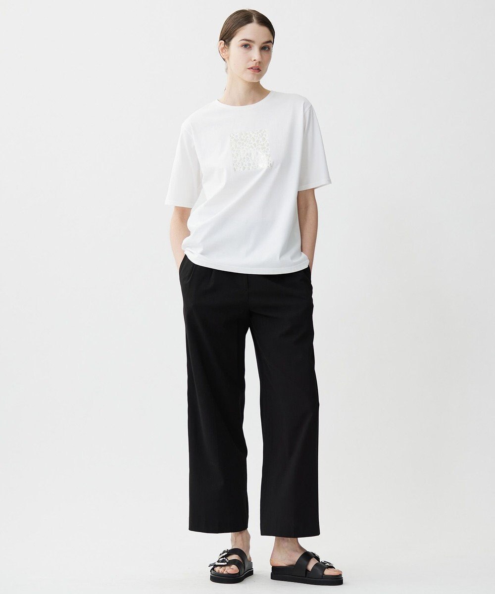 【接触冷感・UVカット・洗える】 T/Rドライリネン ワイドストレートパンツ / ICB L | ファッション通販 【公式通販】オンワード・クローゼット