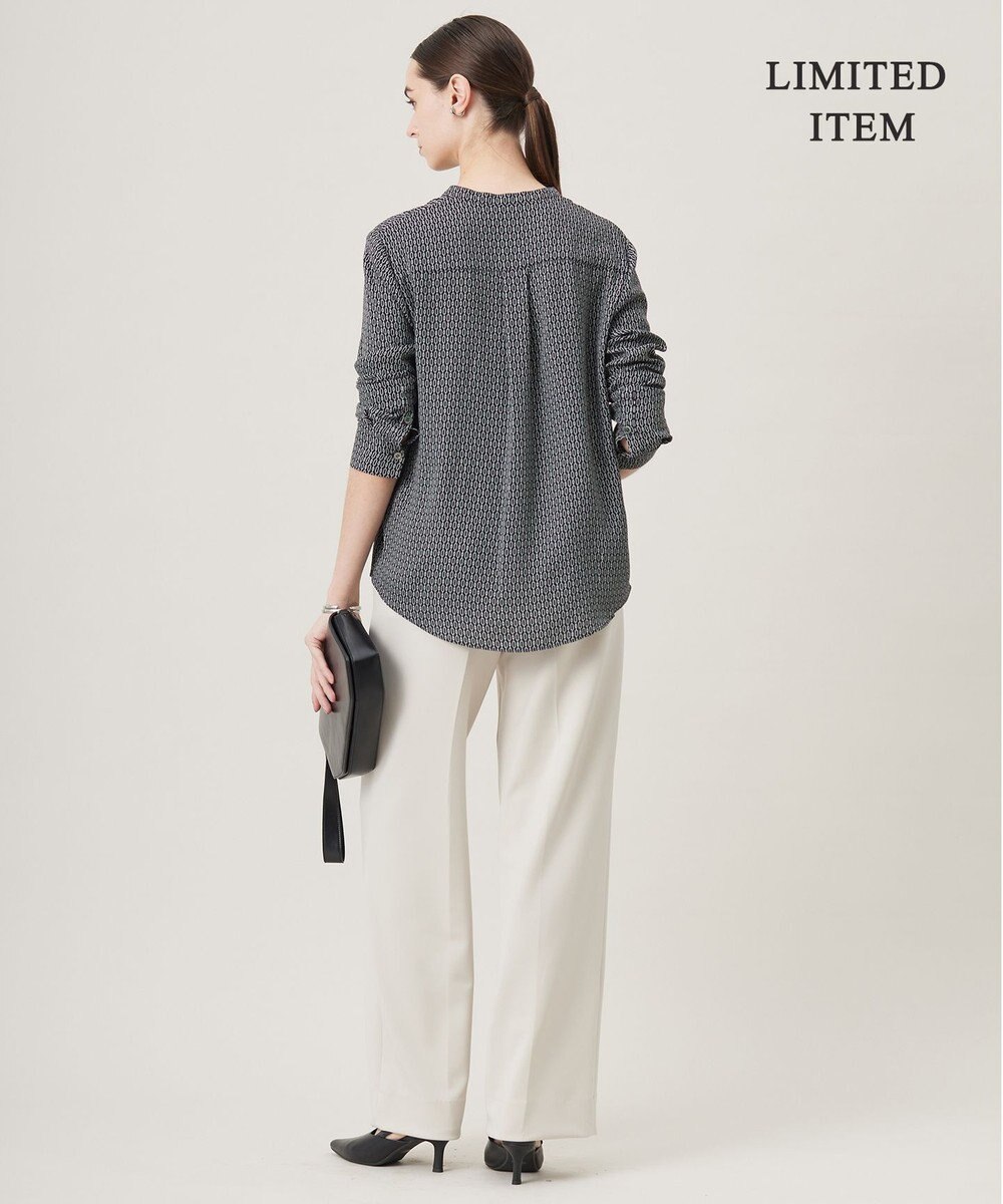 【WEB限定・UVケア・速乾・洗える】BackSatinAmunzen キーネックブラウス / ICB L | ファッション通販 【公式通販】オンワード・クローゼット