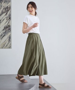 【UVケア/接触冷感】モックネックフレンチスリーブTシャツ / any FAM | ファッション通販 【公式通販】オンワード・クローゼット