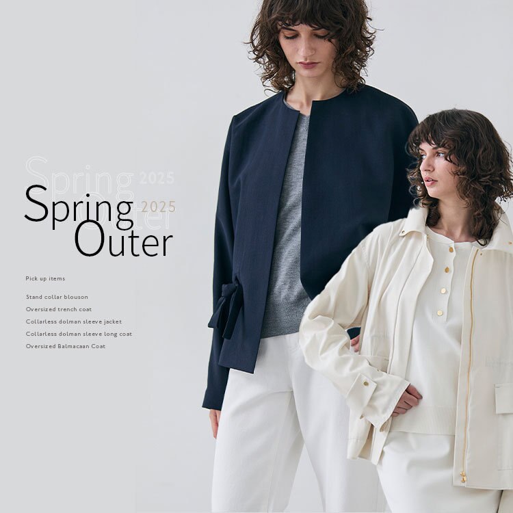 SPRING OUTER 2025 | ONWARD CROSSET | ファッション通販サイト[オンワード・クローゼット]